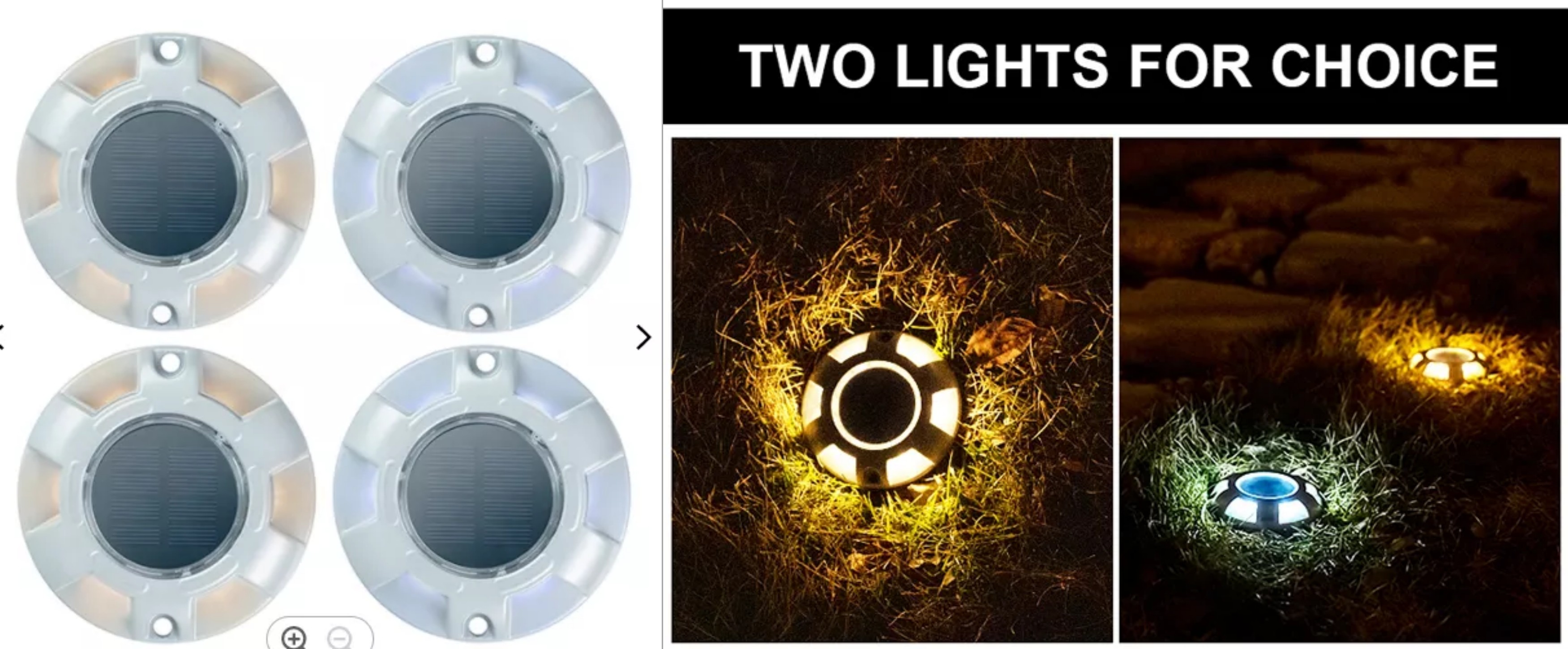 UFO Shape Aluminum Casting Solar Dock Light Pathway LED Guide Light