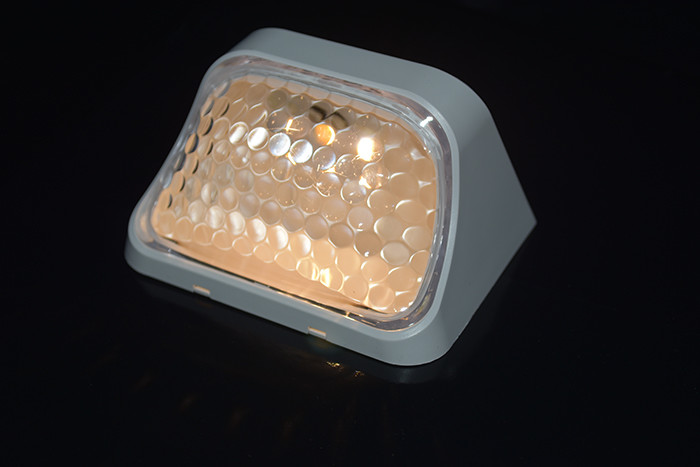 Monocrystalline Solar Panel LED Solar Fence Light In Warm White RGB