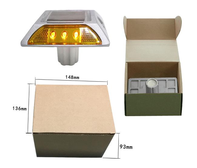 Resist compression 30 tons amber horseshoe solar led flashing lane ...
