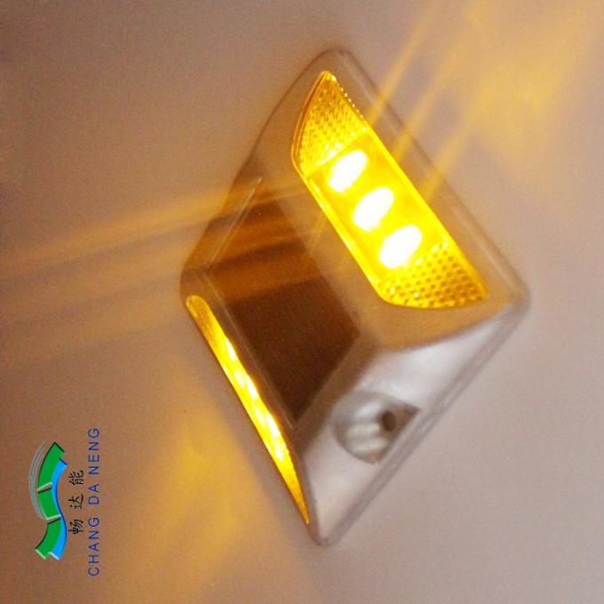 High brightness solar road studs aluminum led cat eye with 3 pcs led ...
