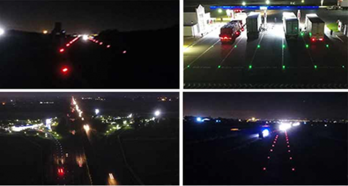 High Brightness LED Traffic Signal Lights Aluminum Road Stud